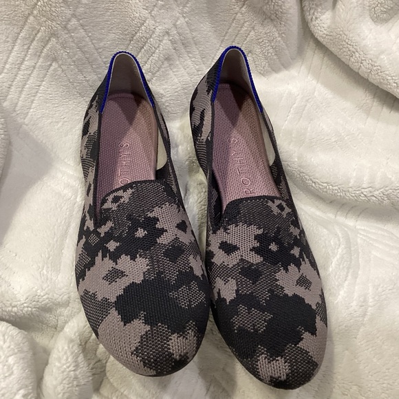 Rothy's | Shoes | Rothys The Loafer Grey Botanicamo Knit Fabric Slip On ...